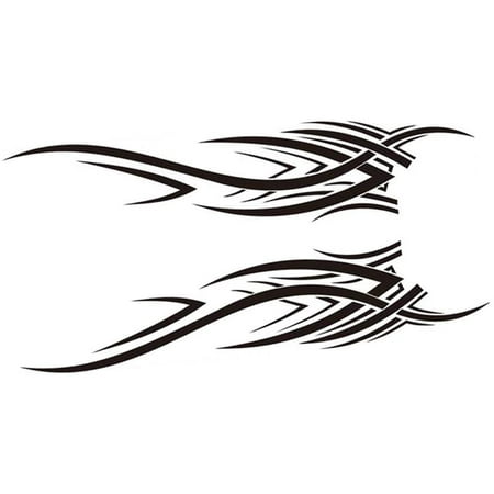 1 Pair Car Auto Body Hood Sticker Side Truck Vinyl Graphics Decals ...