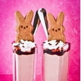 PEEPS, Chocolate Pudding Flavored Marshmallow Bunnies Easter Candy, 8 ...