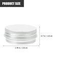 24pcs Aluminum Tin Cans Metal Round Tins Containers Screw Lid Small ...