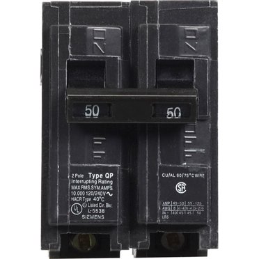 Siemens Q23020Ct2 Circuit Breaker, One 30 Amp, One 20 Amp Double Poles ...