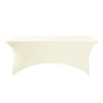 6 Pack Stretch Spandex Table Covers for 6FT Tables - Universal Fitted ...