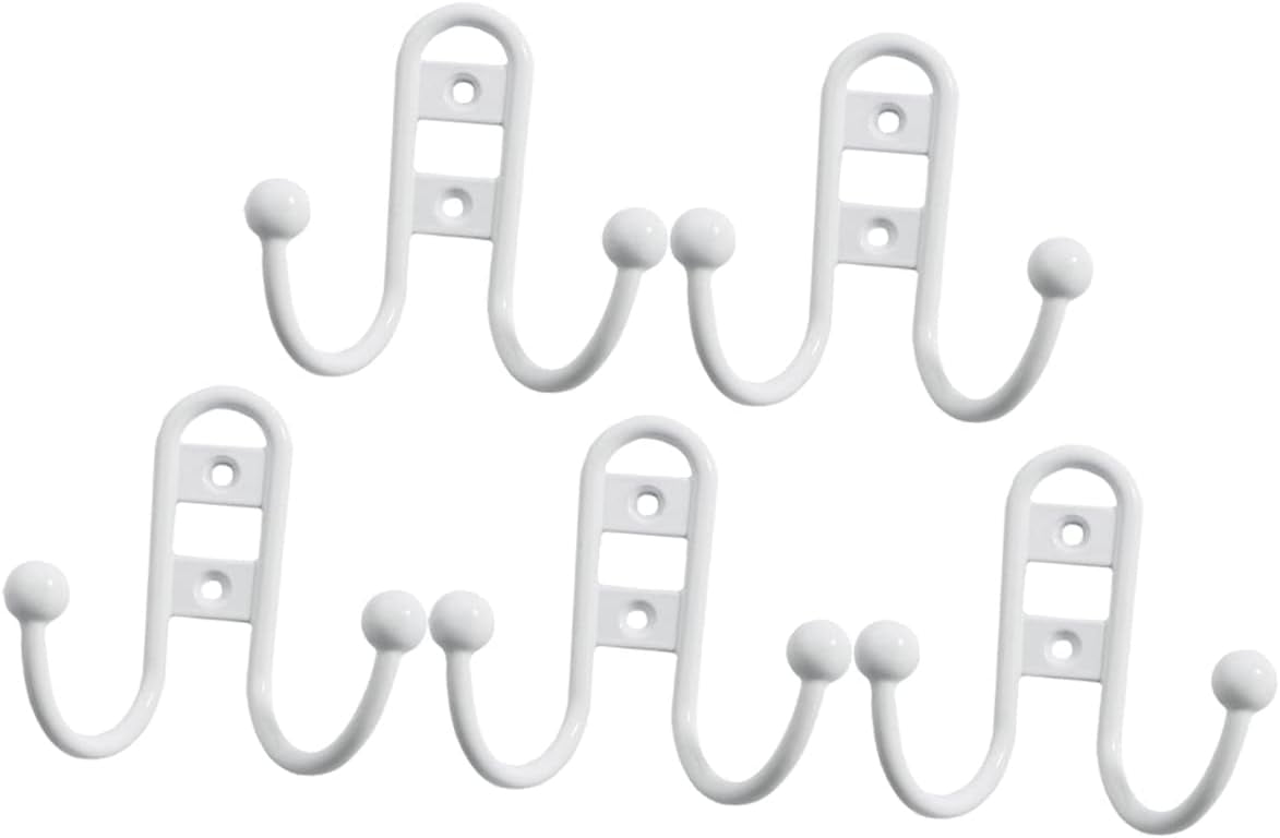 5pcs Hook up Metal Clothes Rack Hangers Heavy Duty Heavy Duty Hook ...