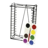Jack Richeson 8-Color Tempera Cake Palettes with Storage Rack, Set of ...