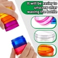 4 Pieces 7 Days Stackable Pill Organizers 7 Compartments Round Pill ...