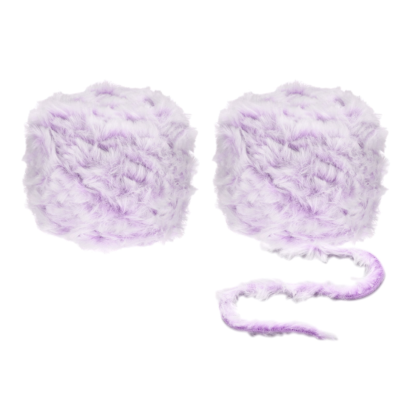 Click here for Uxcell 70yds Faux Fur Yarn 2 Skeins Fuzzy Yarn Cro... prices