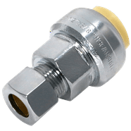 2 Pcs XFITTING Push Fit 3/8 Inch x 3/8 Inch Push Fit Elbow, 27-6-5=2XX - Walmart.com