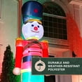 Fraser Hill Farm 10ft Inflatable Nutcracker w/ Lights - Walmart.com