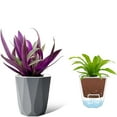 Ljxge Lazy Flower Pots Water Plants Pot/Self Watering Planter Modern ...