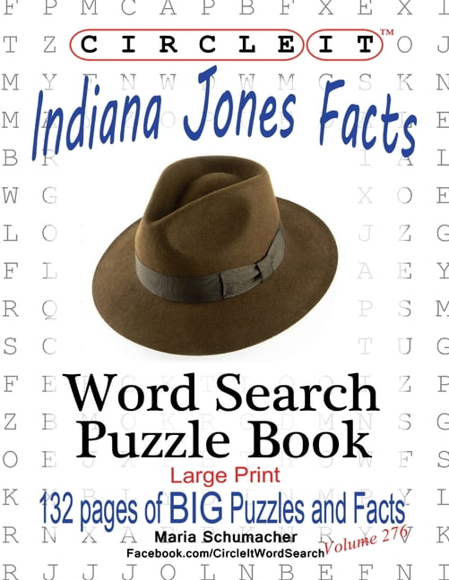 Circle It, Indiana Jones Facts, Word Search, Puzzle Book (Paperback ...