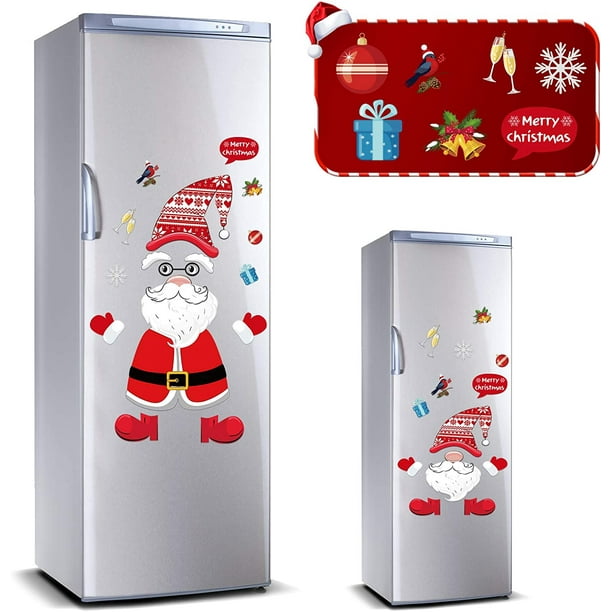 KSCD 18 Pieces Christmas Gnome Magnets Stickers Santa Fridge Magnets ...