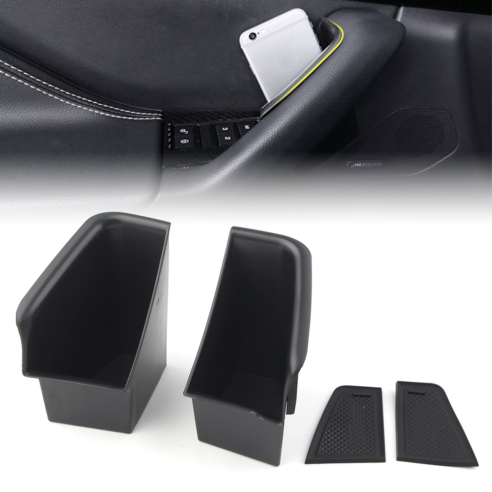 BFY 2PCS Car Front Door Storage Box Organizer Container Holder For ...