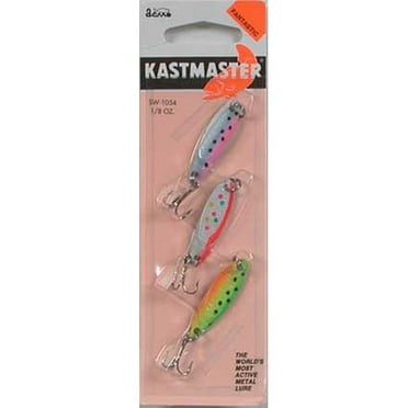 Acme Tackle Kastmaster Fishing Lure Spoon with Tube 3 oz. Chrome Red ...