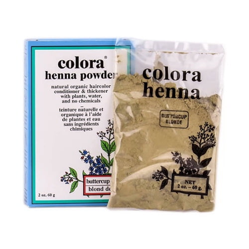 Colora Henna Powder Hair Color, Buttercup Blonde, 2 Oz, 3 Pack ...