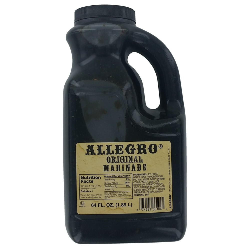 ALLEGRO Original Marinade - 64 Ounce - Walmart.com - Walmart.com