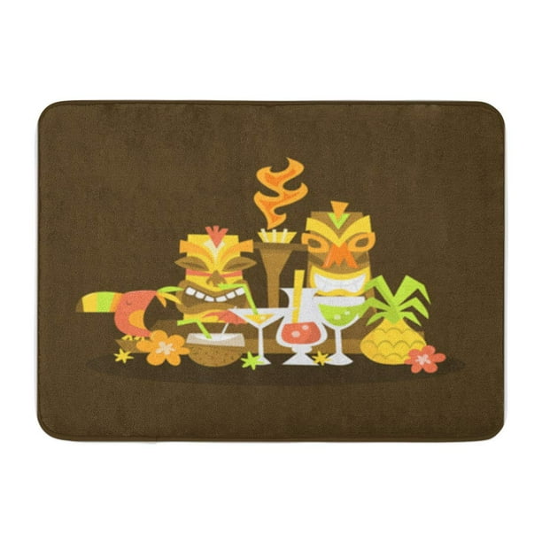 JSDART Cocktail of Luau Tiki Party Centerpiece Hawaiian Torch Pineapple ...