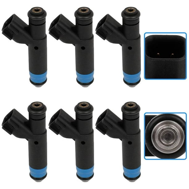 Fuel Injectors ECCPP 6pcs 1 Holes Fuel Injector Kit 812-12128 fit for ...