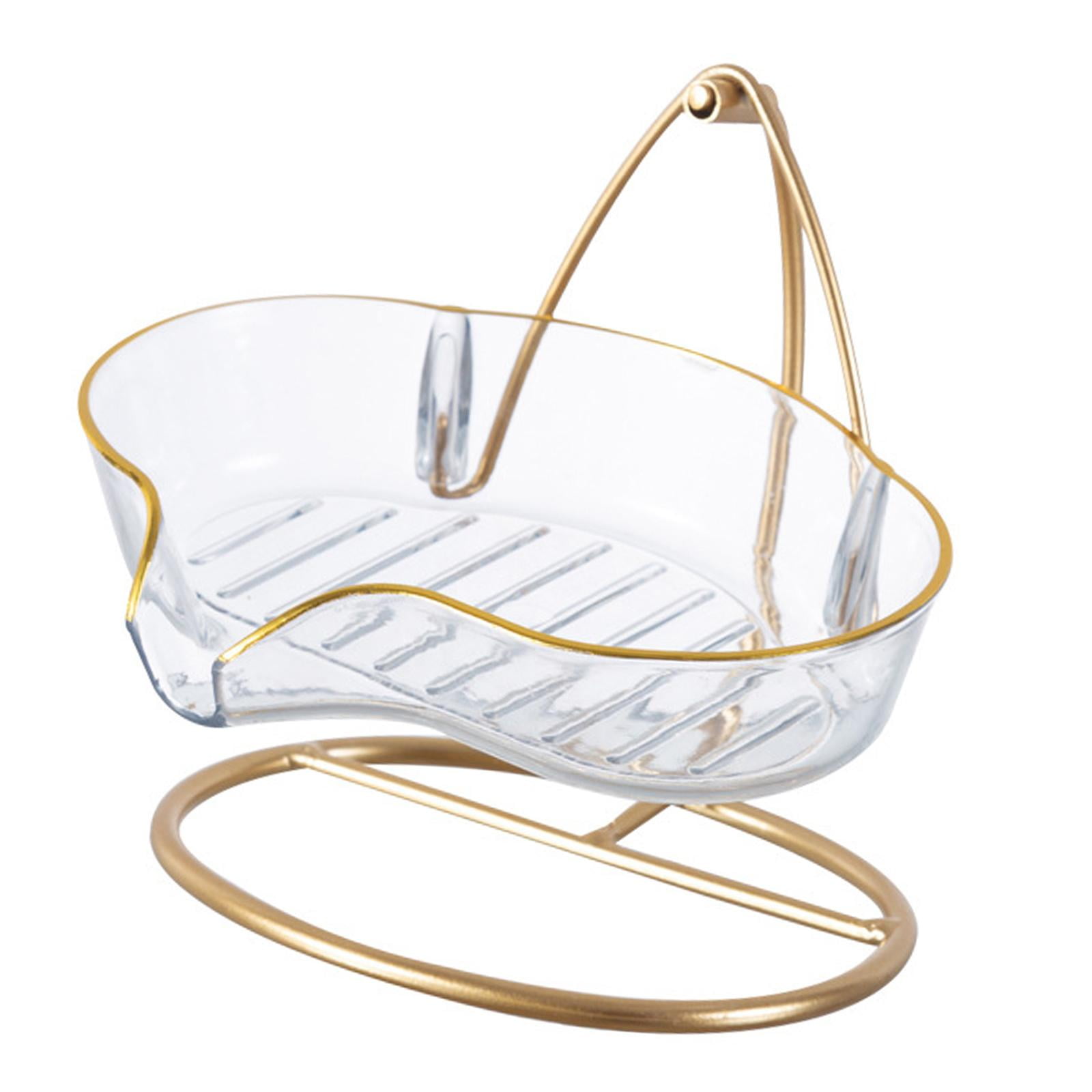 Soap Dish Soap Container Box Metal Frame Soap Storage Rack Self ...