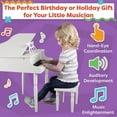 Kids Piano - 30 Key Mini Grand Piano for Beginners with Stand, Bench ...