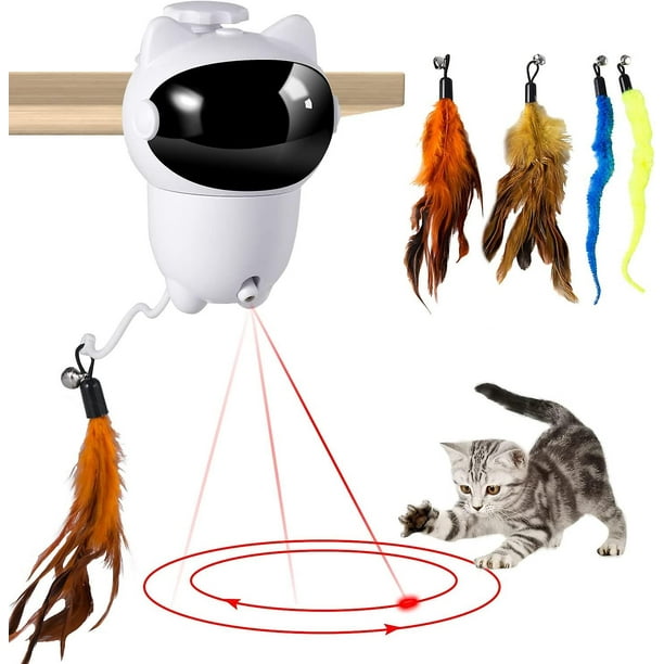 Cat Toys, Interactive Cat Toy, Automatic Cat Toy With Led Light ...