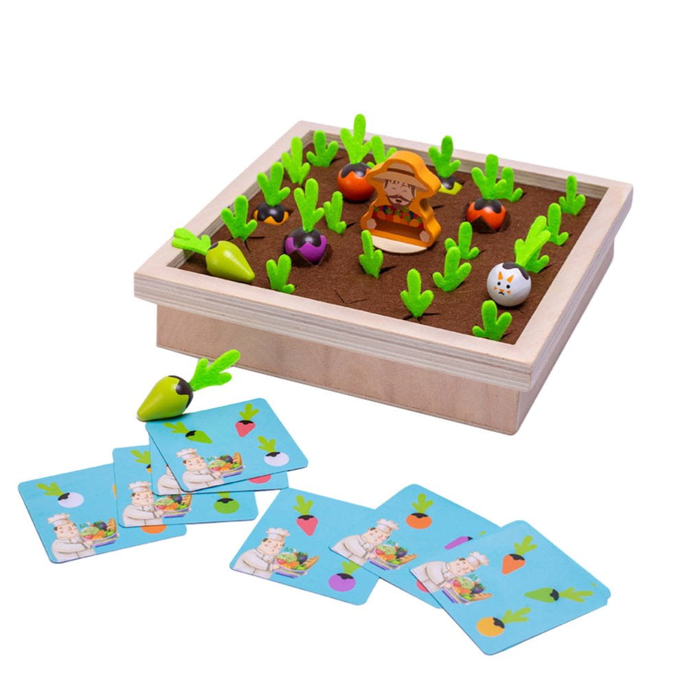 Click here for Pointerteck 1pc Wooden Vegetable Memory Game Kids... prices
