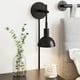 Nathan James Tamlin Wall Mounted Sconce 1-Light Fixture with Plugin and ...