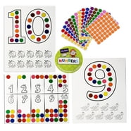 Kids Crafts Stickers - Colorful 1/2 inch Dots Labels for Children Fun ...
