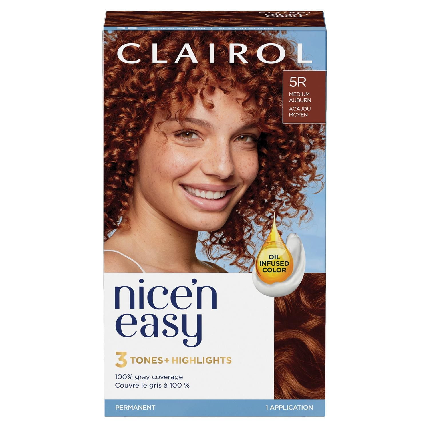 Clairol Nice'n Easy Permanent Hair Dye, 100% Gray Coverage - Walmart.ca