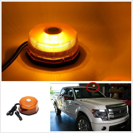 54 LED Car Roof Strobe Revolving Rotating Beacon Roof Top Emergency ...