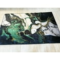 Green Marble Look Rug, Marble Rug, Green and White Marble look Rug 3x5 ...