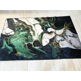 Green Marble Look Rug, Marble Rug, Green and White Marble look Rug 3x5 ...