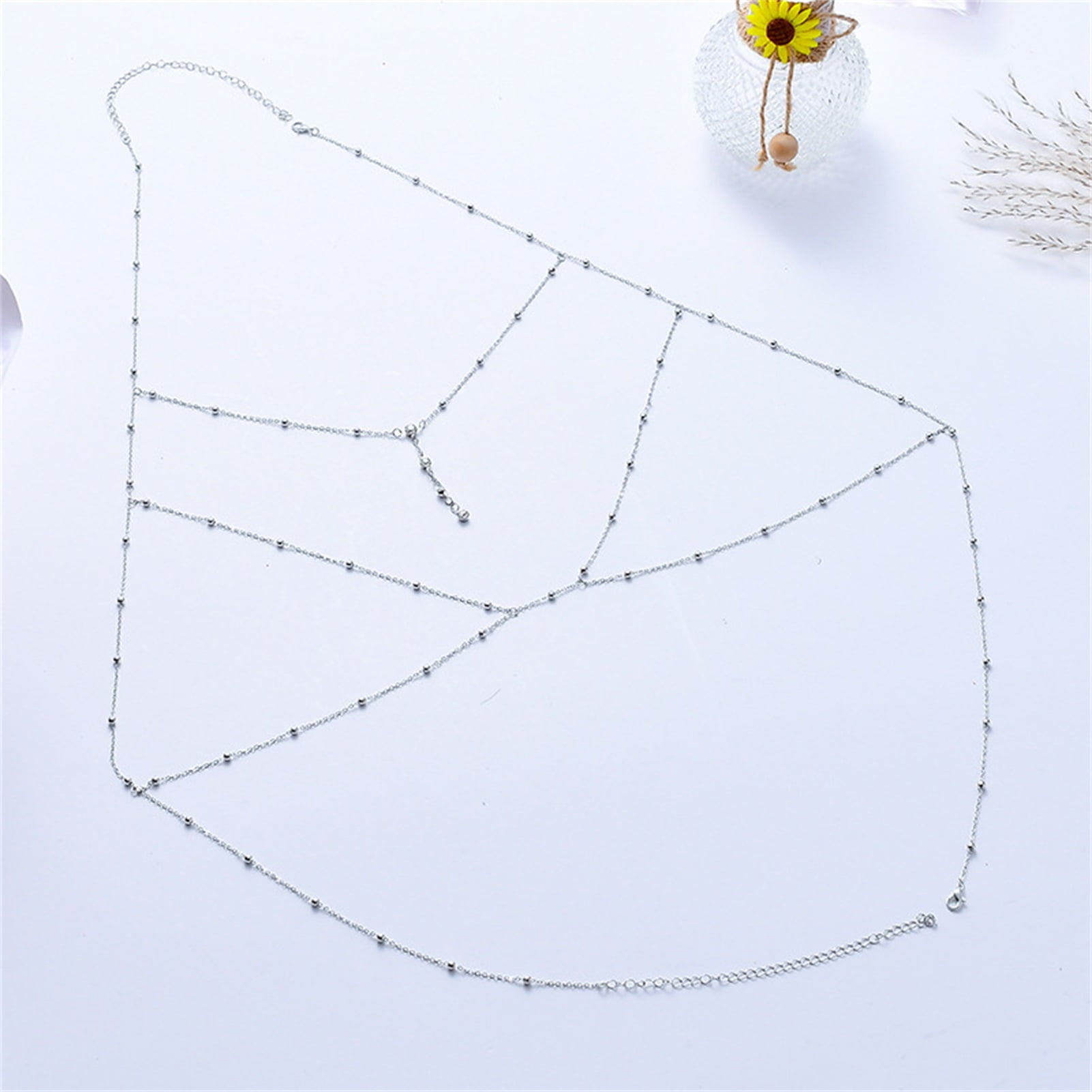 Cheers.US Fashion Layer Crystal Body Chain Beach Chains Chain Party ...