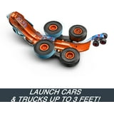 Hot Wheels Monster Trucks RC Rhinomite Transforms into Launcher, Includes 1:64 Scale Toy Truck ...