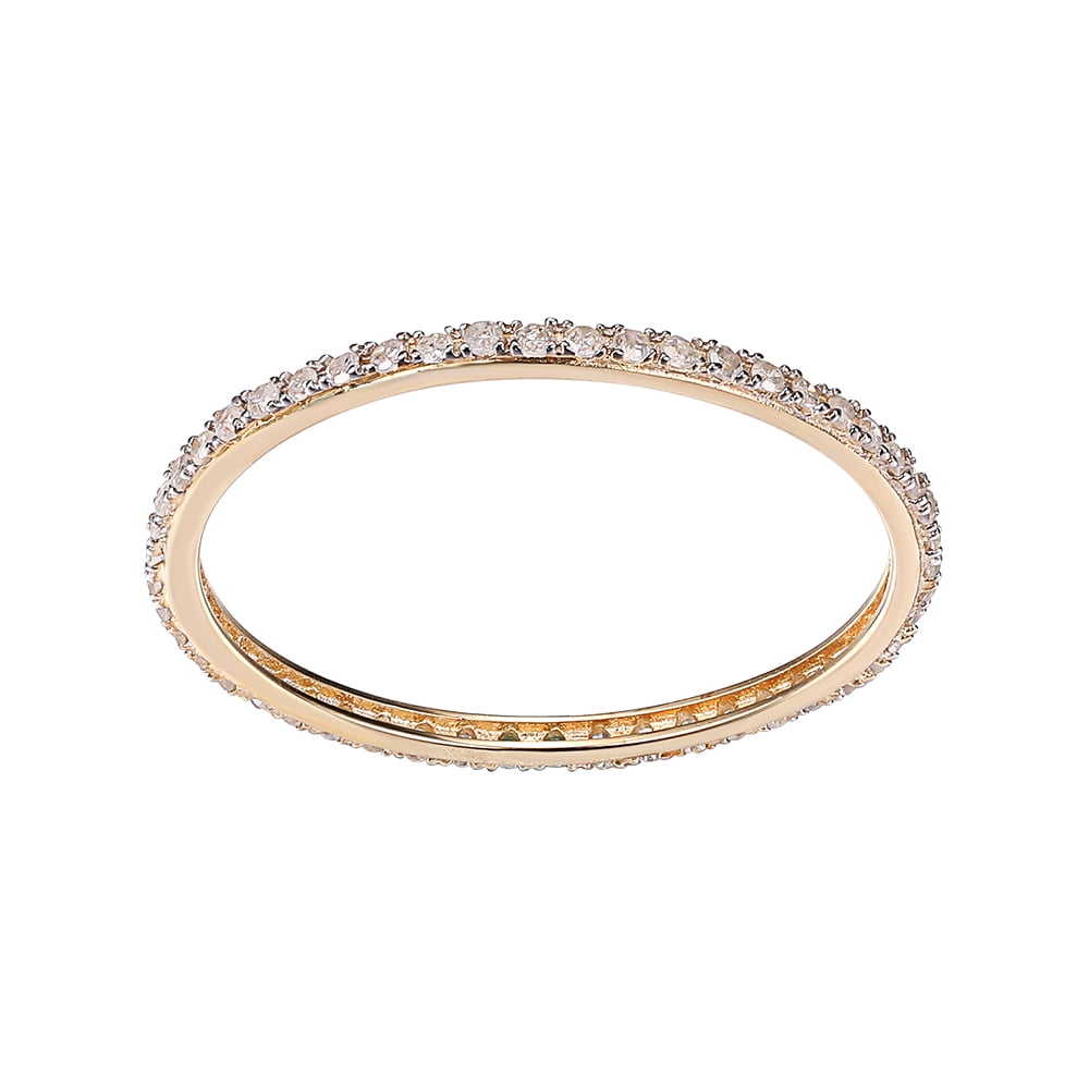 1/4 CTW Diamond and 1K Gold Eternity Band - Walmart.com