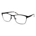 Walmart Women's Rx'able Eyeglasses, Mv018 Alexandra, Black, 55-17-140 ...