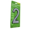 HY-KO 4" Reflective Plastic Modern Number 2 - Walmart.com
