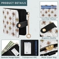 Cute Geometric Patterns Small Wallet for Women RFID Blocking Bifold PU ...