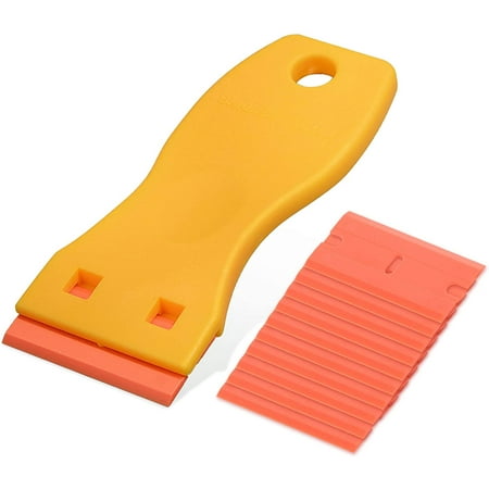 FanShow Set of 2 Scrapers, Glass Scraper Glass Ceramic Plate Scraper ...