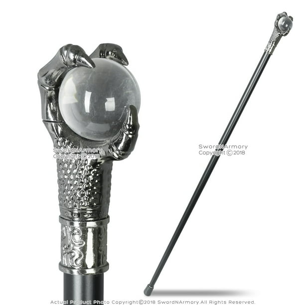 Munetoshi Crystal Ball Wizard's Scrying Stick Handle Costume Cane ...