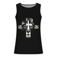 Boat Neck Vests for Man Fall Summer Christian Graphic Sport Athletic ...