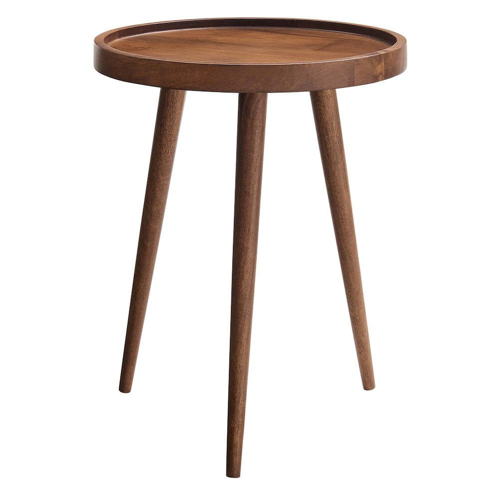 Click here for Modway Chiro Round Wood Side Table In Walnut prices