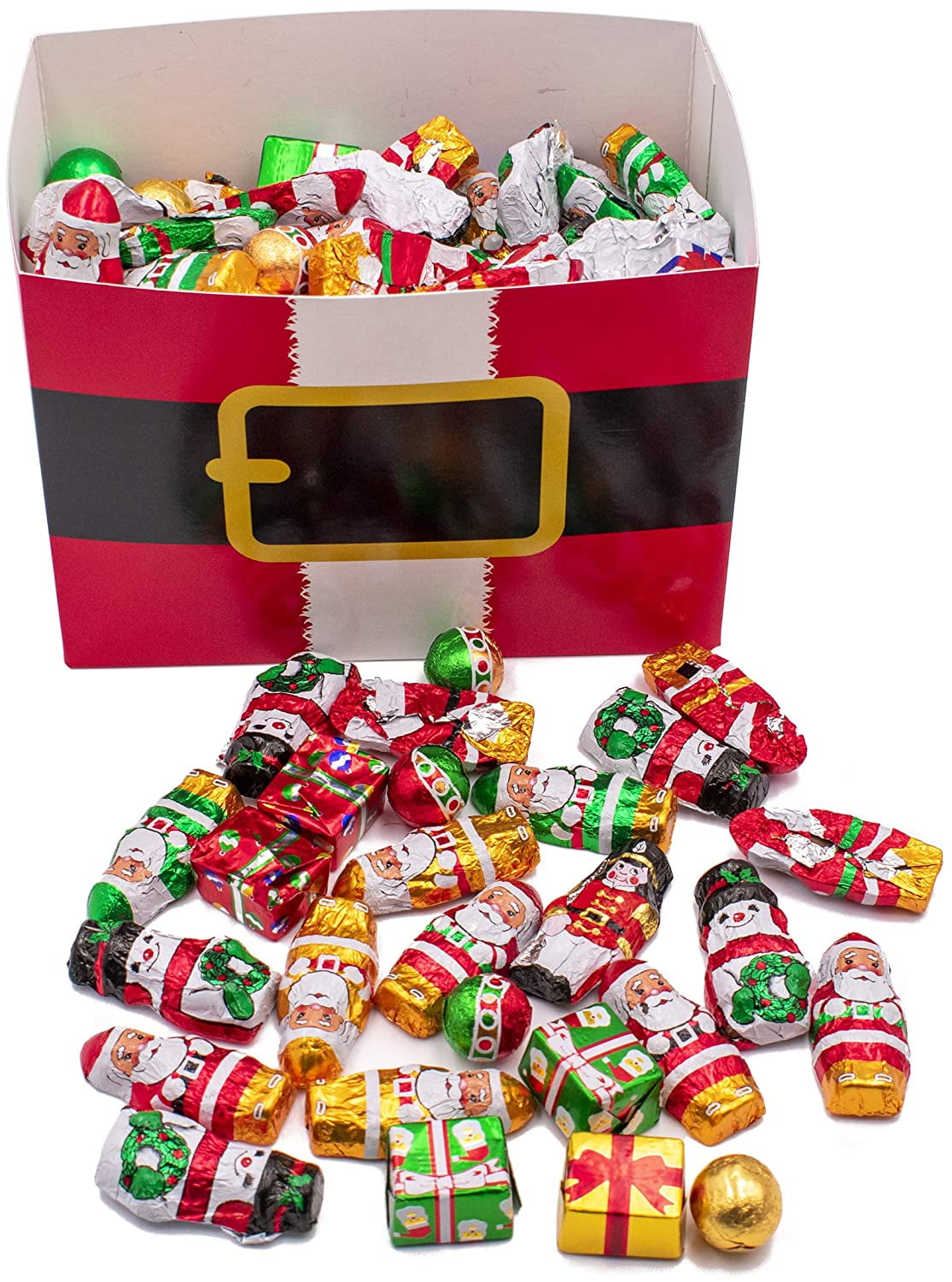 MADE IN USA Individually Foil-Wrapped Christmas Milk Chocolates ...