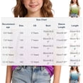 Ashyfjp Girls Fashion Tops Casual Gradient Color Short Sleeve ...