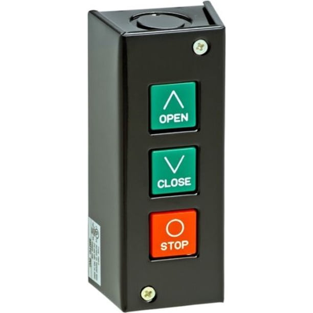 3 Button Open-Close-Stop Access Control Station Commercial Garage Door ...