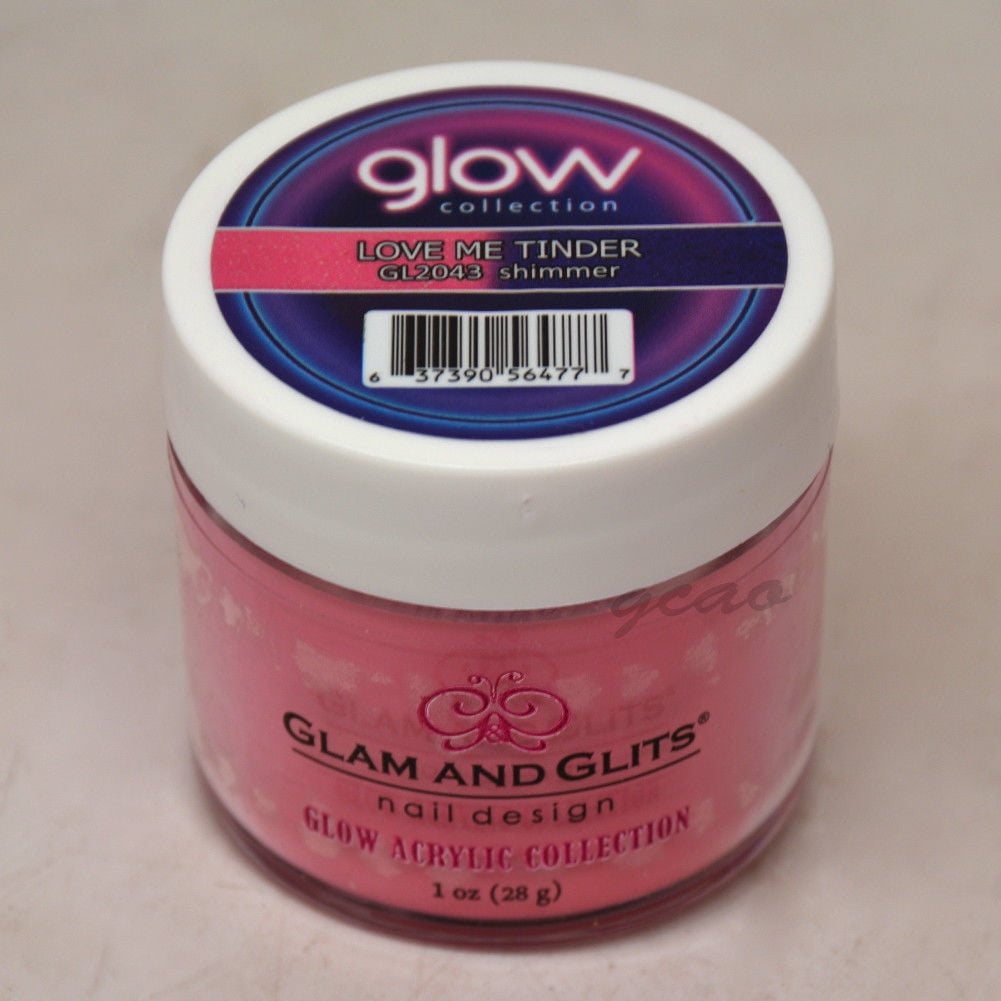 Glam and Glits GLOW ACRYLIC Glow in the Dark Dip Powder 2043 Love Me ...