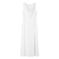 HADST Women's Off the Shoulder Sleeveless Maxi Dress, Straight Cut Slim ...