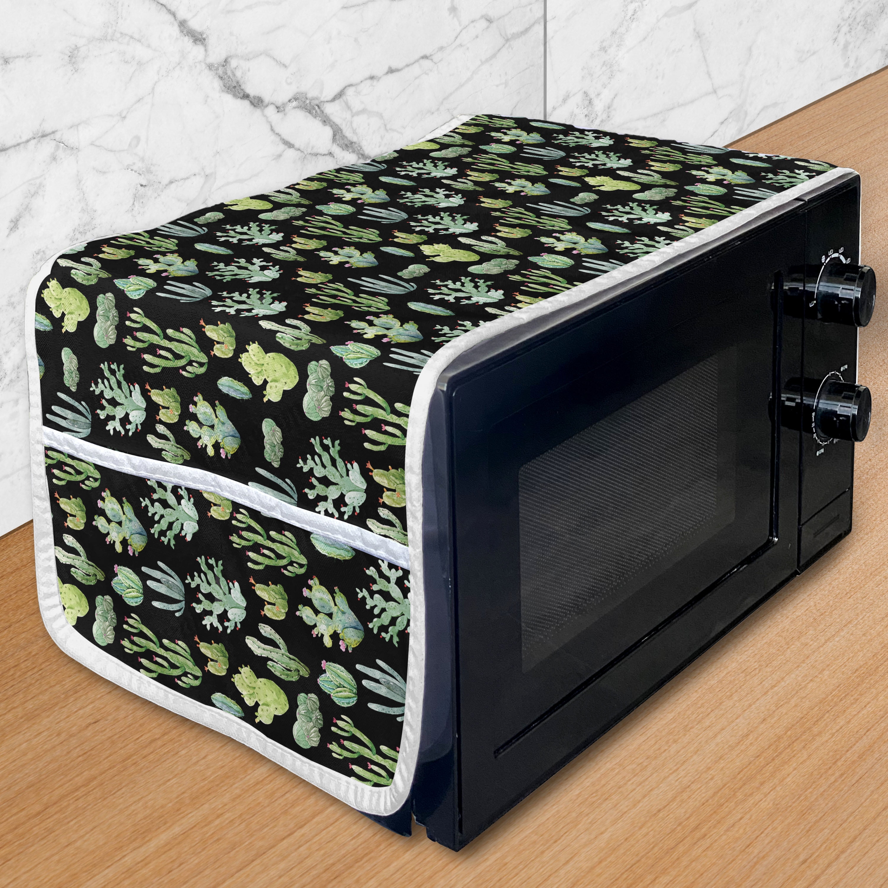 Cactus Spring Flower Microwave Oven Cover, Composition of Various ...