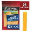 Great Value Sharp Cheddar Cheese Cheese Snack, 9 oz Bag, 12 Cheese ...