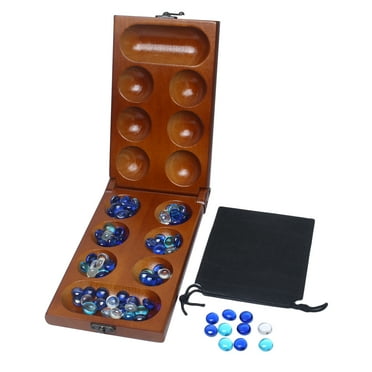 Merchant Ambassador Craftsman Deluxe Wood Mancala Game Set - Walmart.com