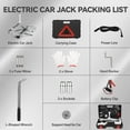**electric scissor car jack kit 3 ton 12v portable auto car lift with ...