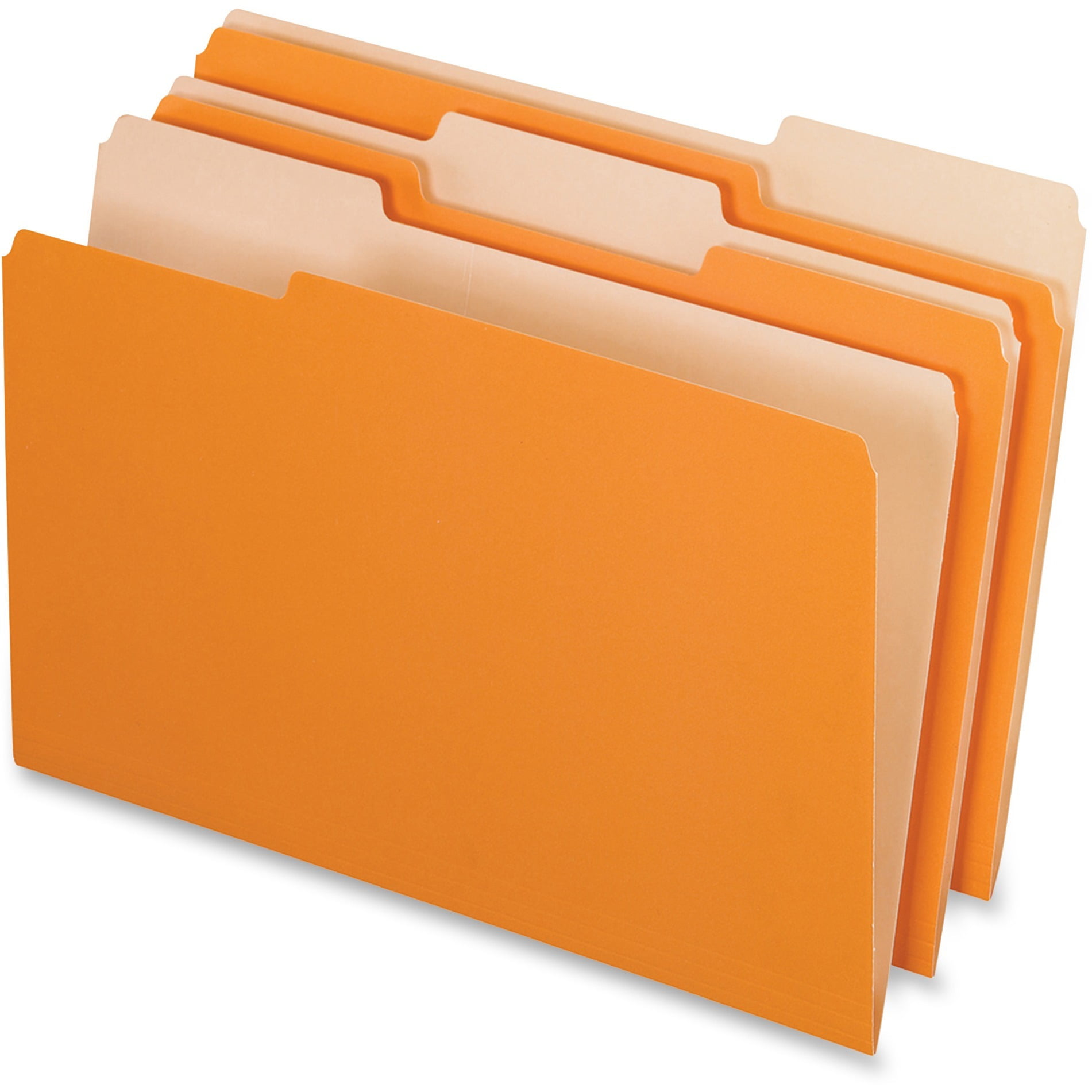 Pendaflex File Folders 11pt Lgl 1/3Cut Tab 100/BX Orange R15313ORA ...